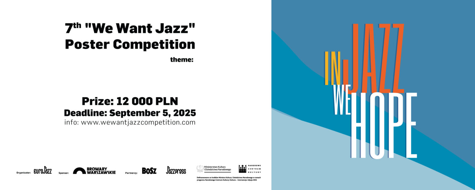 WE WANT JAZZ – Międzynarodowy Konkurs Plakatu